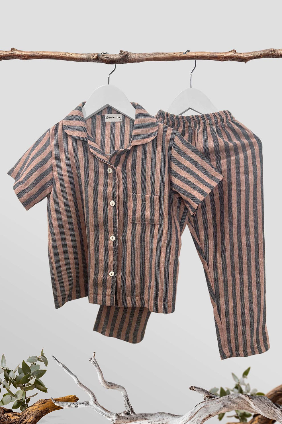 Bedtime Giggles (Pink Stripe) – Ce-les-tin Australia